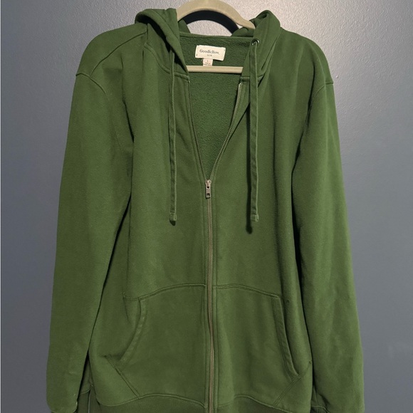 Goodfellow & Co | Jackets & Coats | Goodfellow Co Forest Green Hoodie ...
